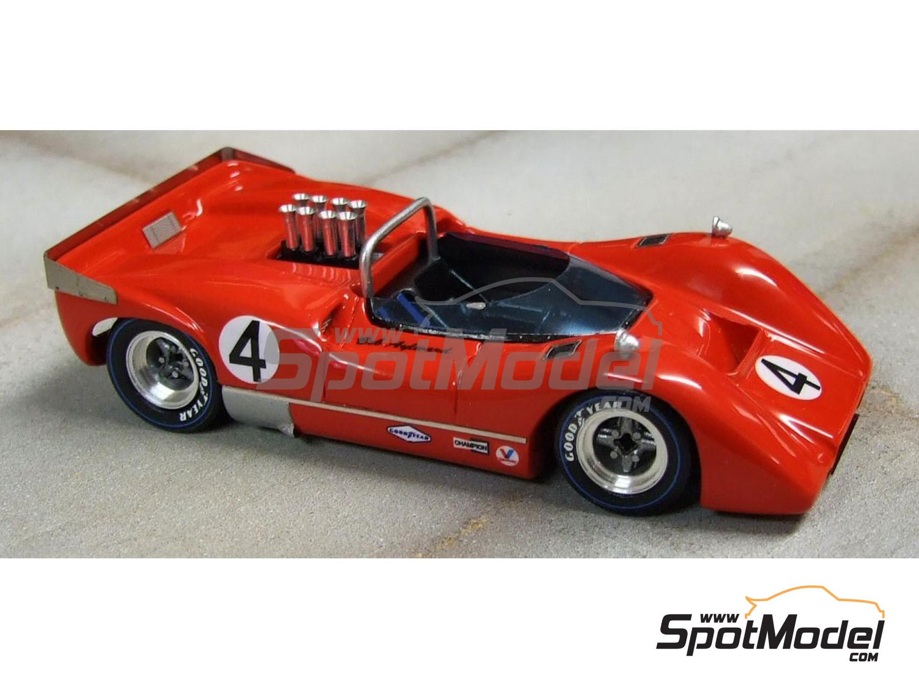 Marsh Models MM278: Car scale model kit 1/43 scale - McLaren M6B Glen Racing, Leader Card, Aztec ...